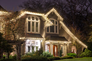Holiday lights in Huntley, Illinois (60142)